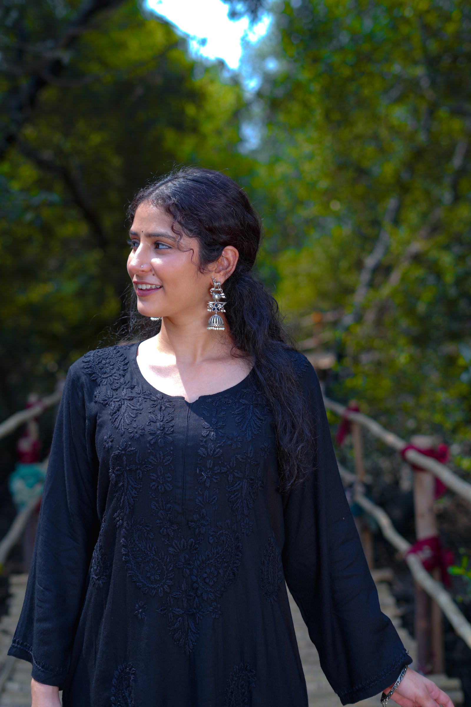 Arzoo Rayon Chikankari Straight Kurta